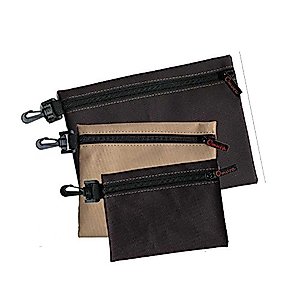 Omura Multi-Purpose Clip-on Zippered Pouches