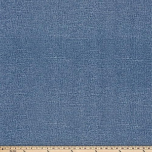 Pillow Perfect Tory Solid Indoor/Outdoor Wicker Patio Sofa/Swing Cushion Tufted, Weather and Fade Resistant, 19" x 44", Blue