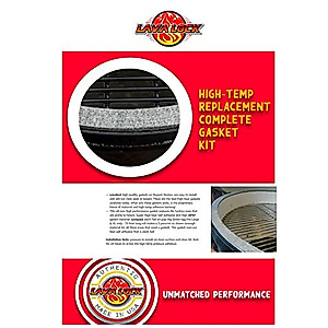 Nomex High-Temp Replacement Complete Gasket Kit for Lg XL Big Green Egg Ceramic Lid Top