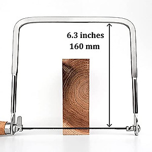 KAKURI Coping Saw Coping Frame and 5 Replacement Blades Set (Woodworking, Wood Board, Plastic, and Metal Cutting Blade)