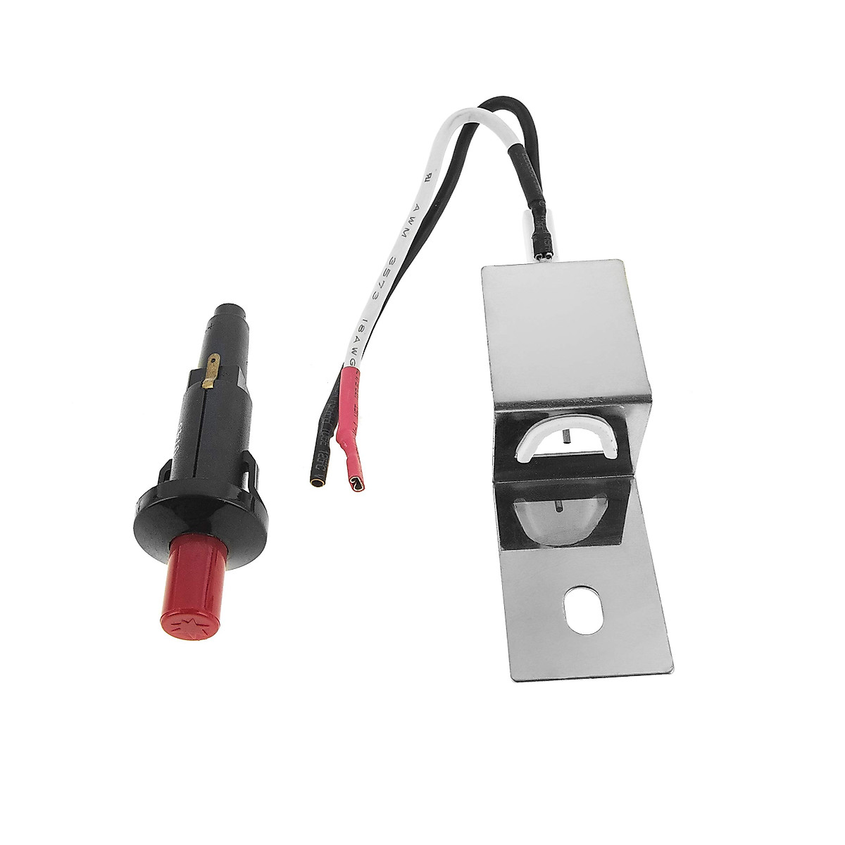 80462 Gas Grill Replacement Ignitor Kit for Weber Q100 Q200 Gas Grills, Push Button Ignitor fire Starter