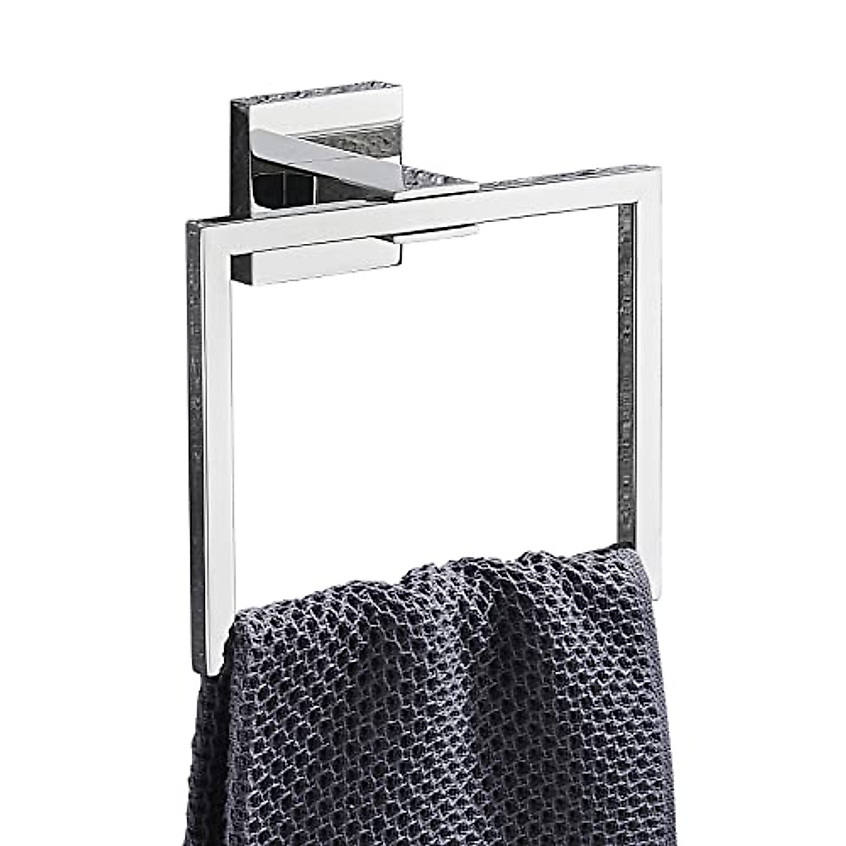 Hand Towel Bar, Bathroom Accessories Towel Holder, SUS304 Stainless Steel Hand Towel Rack Chrome Polish Finished, Bath Hardware Square Towel Rod, Wall Mounted.