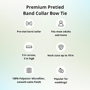 tiemart Premium Bow Tie (Burnt Orange)