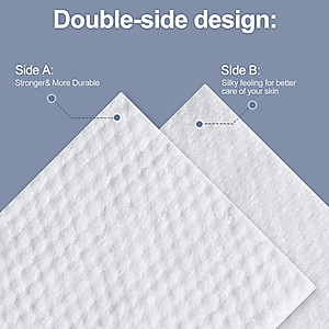 Disposable Face Towel Facial Tissue Soft Cotton Facial Cleansing Cloths Towelettes Dry for Cleaning Office Travel Makeup Remove