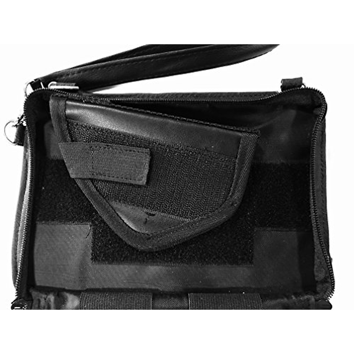 Bama Belts and Leathers Concealment Handbag CCW Tote Shoulder Bag | Gun Purse | Black
