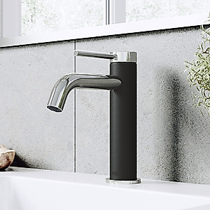 VIGO Madison 8'' H Single Handle Single-Hole Bathroom Faucet in Chrome-VG01044CH