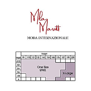 Mila Marutti Sheer Thigh High Stockings for Women Pantyhose Nylons for Garter Belt Lingerie - Black, S/M/L