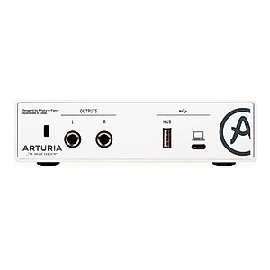 Arturia MiniFuse 1 - Compact USB Audio Interface with Creative Software for Recording, Production, Podcasting, Guitar - White