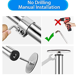 Glensam Undermount Sink Brackets for Kitchen,Stainless Steel Undermount Sink Support,Adjustable Support Legs for Bathroom,Kitchen Sink (Bottom Installation)