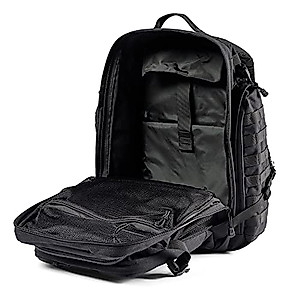 5.11 Tactical Backpack â€“ Rush 72 2.0 â€“ Military Molle Pack, CCW and Laptop Compartment, 55 Liter, Large, Style 56565, Black