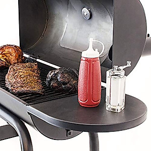 Char-Broil 12201570-A1 American Gourmet Offset Smoker, Black,Standard