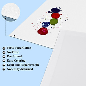 Canvas Panels for Painting 11x14 Inch, 46 Pack Painting Canvas, Blank Canvas Boards for Painting, Canvas Panels for Oil Paint, Watercolor, Acrylic Paint, Gouache and Tempera, DIY.