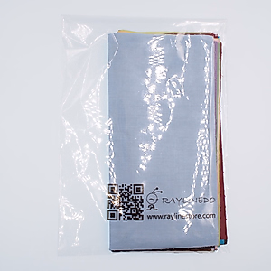 RayLineDo 14pcs 12 x 12 inches (30cmx30cm) Solid Color Fabric Bundle Squares Patchwork DIY Sewing Scrapbooking Quilting Pattern Artcraft