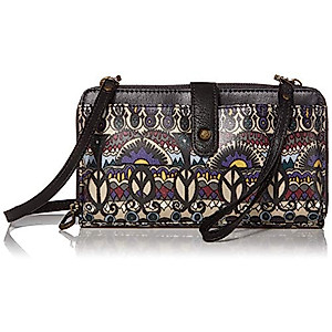 Sakroots Women's, Multi One World, 7.9in L x 1in W x 4.3in H Wristlet Drop: 6.5in, Crossbody Drop: up to 23 inches