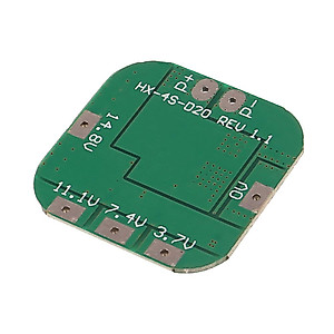 ACEIRMC 3pcs 4S 20A 14.8V Li-ion Lithium 18650 Battery BMS PCM Protection PCB Board Module 16.8V Overcharge Over Discharge Short Circuit Protection