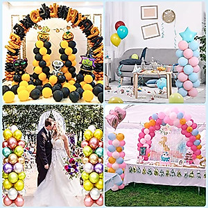 2 Set Balloon Column Kit for Floor, VETOGETHER 1-7 Feet Adjustable Balloon Columns Holder Stand Kit with Base, Tall Balloon Tower Stand Kit with Metal Pole, Ballon Pillars for Party Decorations