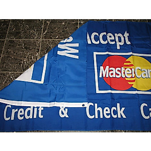 Trade Winds 3x5 Advertising We Accept Visa MasterCard Flag Store Banner Business Credit Sign Premium Fade Resistant