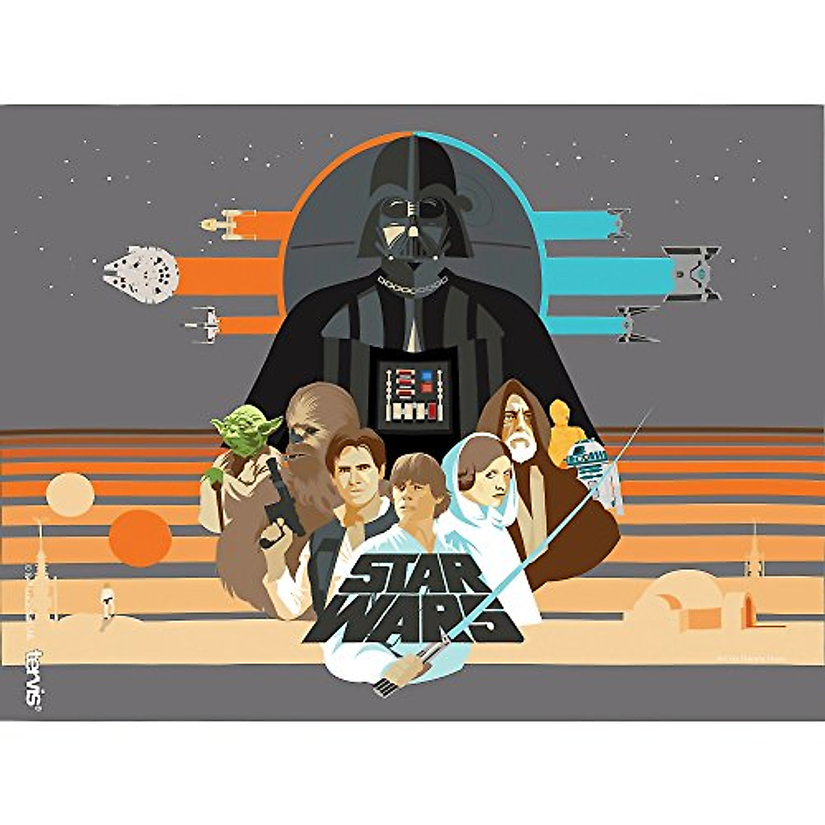 Tervis Made in USA Double Walled Star Wars Insulated Tumbler Cup Keeps Drinks Cold & Hot, 24oz, Classic Group