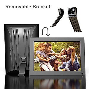Digital Photo Frame 10.1-Inch WiFi Digital Picture Frame - 1280x800 IPS Touch Screen, 16GB, Auto Rotate, Motion Sensor, Easy Setup to Share Photos/Videos via VPhoto APP - Gift for Family and Friends