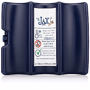 Breastmilk Ice Pack Fits 6 Pack of Bottles for Breast Milk Storage in Breastmilk Cooler Bag -5°C Bottle Ice Pack Long Lasting Ice Pack for Bottles and Slim Cans & Bottle Ice Pack On the Go Working Mom