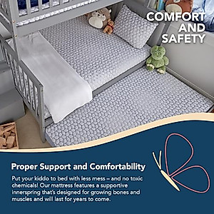 Lullaby Earth Dream Easy™ Kids Mattress - Twin Firm Mattress for Kids with Supportive Innerspring - Universal Comfort Mattress for Trundle Bed and Bunk Bed - 38" x 75" x 8"