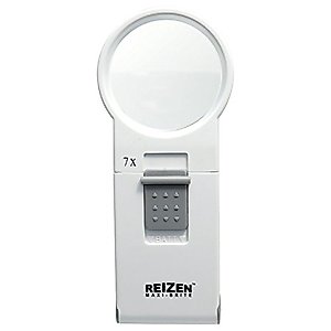Reizen Maxi-Brite LED Handheld Magnifier - 7X