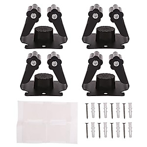 Psdndeww 4Pcs Mop Broom Holder Wall Mounted Garden Tool Rack Heavy Dutys Utility Mop Rack with Screws for Home Bathroom