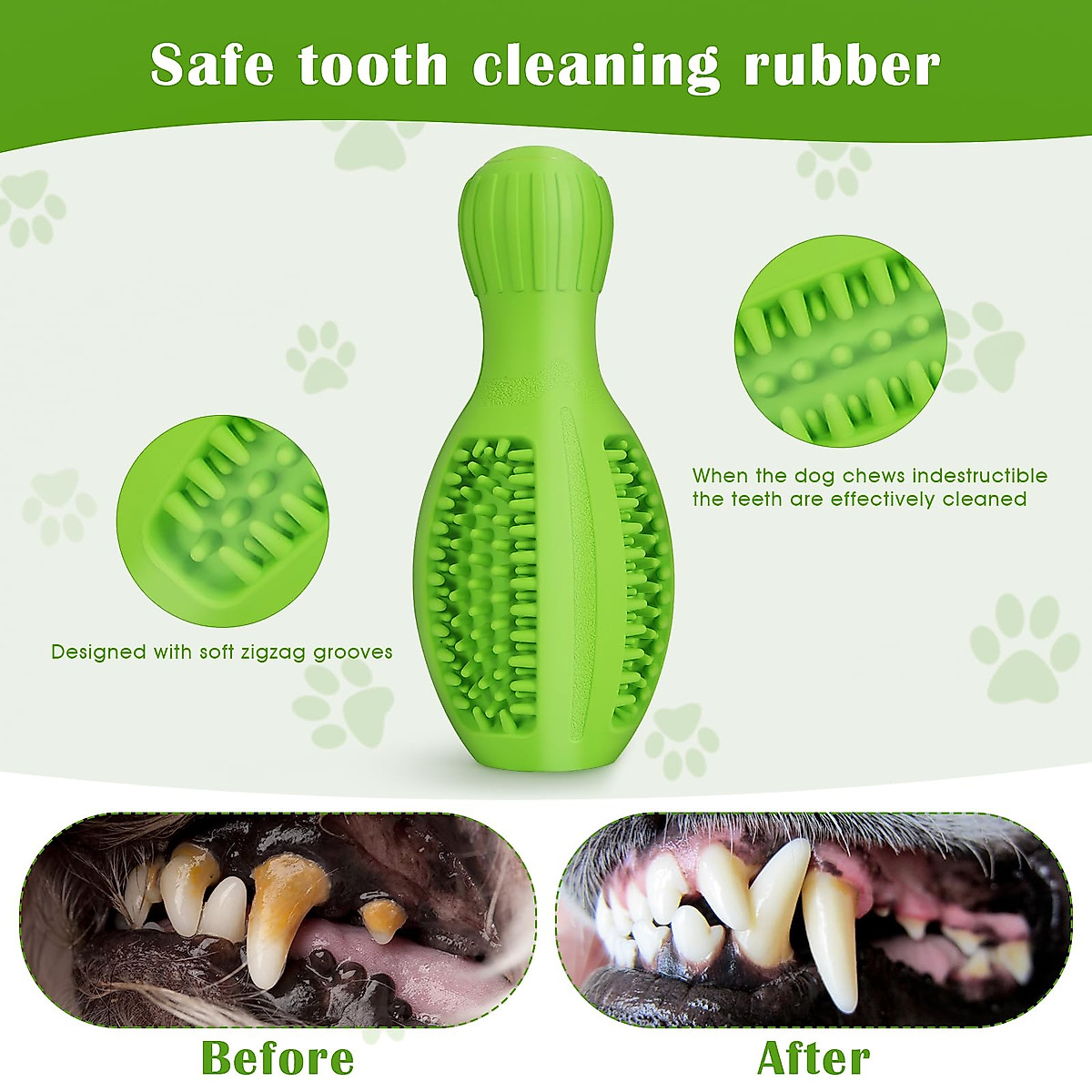 Hurray Puppy Teething Toy for 3-8 Months, Dog Treat Toys, Dog Tooth Cleaning Toy, Massages Gums Puppy Chew Toys, Reduces Destructive Behavior