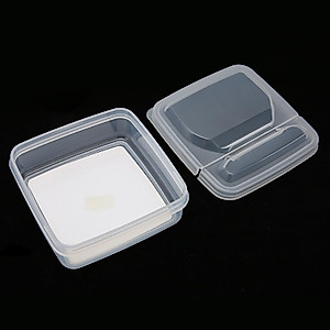 3 Pack Cheese Storage Containers with Flip Lids, Sliced Cheese Container for Fridge, Clear Plastic Butter Block Cheese Slice Storage Box Portable Freezer Food Storage Container