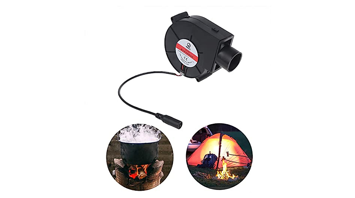 Electric BBQ Blower Portable Fire Starter for Grills & Campfires