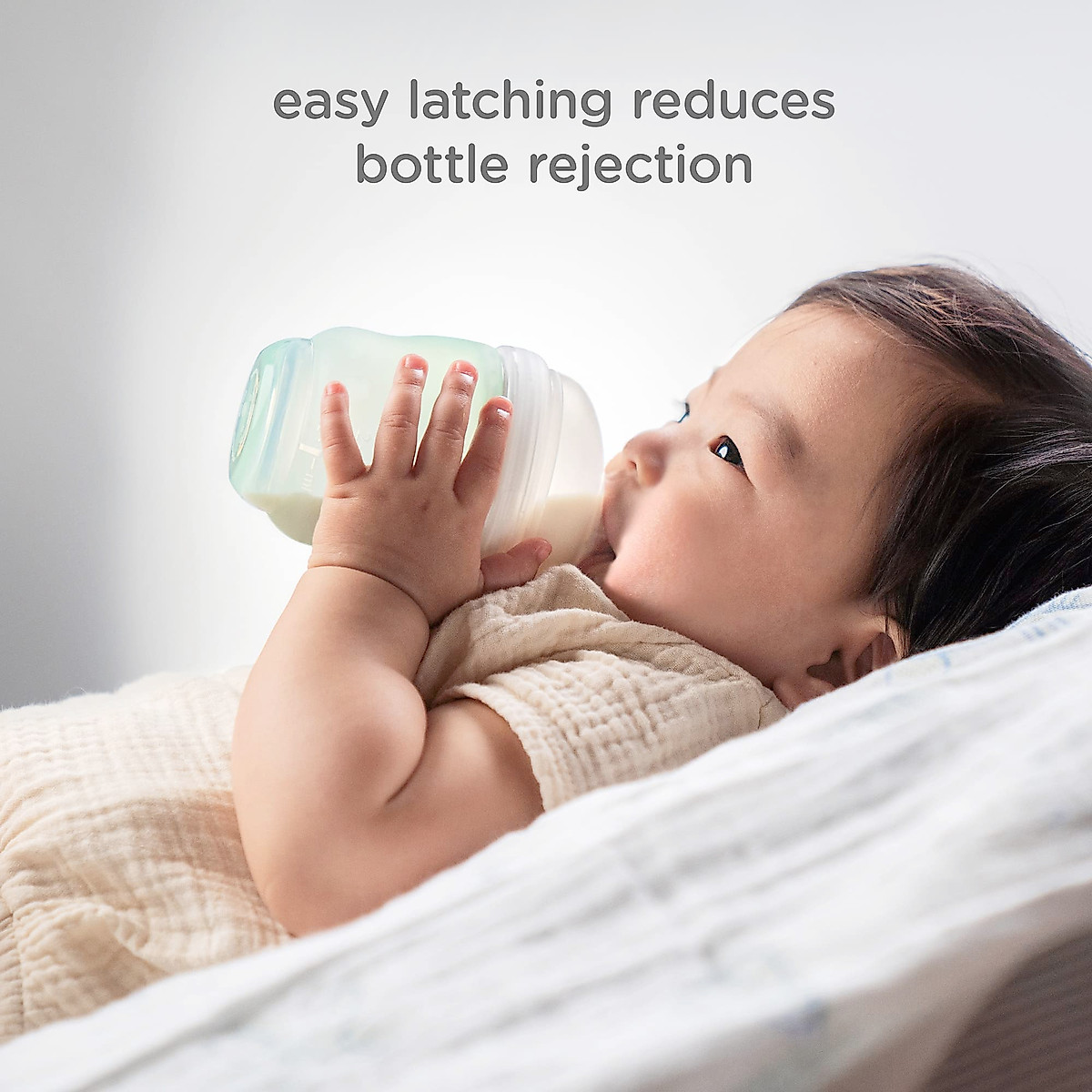 Olababy Gentle Baby Bottle (4oz, Mint)