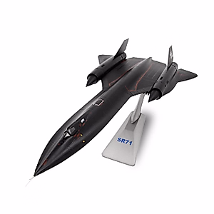 NUOTIE 1/72 Scale SR-71a Blackbird Metal Model High-Altitude Reconnaissance Aircraft Military Diecast Plane Model for Collection or Gift