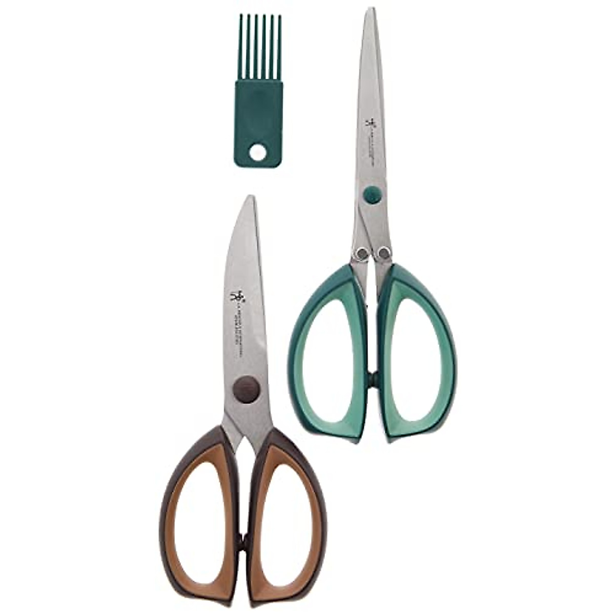 Henckels Kitchen Shears for Herbs, 2-pc, Dishwasher Safe, Heavy Duty, Stainless Steel, Take A Part Shears