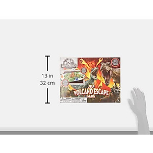Spin Master Games Cardinal Industries 6044456 Jurassic World Volcano Escape Game, Multicolor