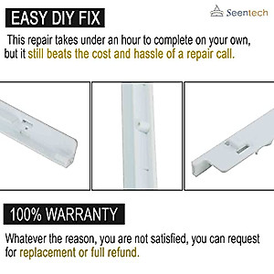 Seentech 240530701 Refrigerator Pan Hangers (Right) - Compatible Frigi-daire Refrigerator - Replaces: 917558,AH430917,EA430917,PS430917,AP2116590,240460501