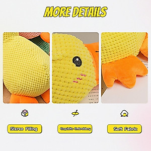 The Mellow Dog Calming Duck Toy with Soft Squeaker - IF They RIP ONE, WE Replace Another. (Yellow x1)