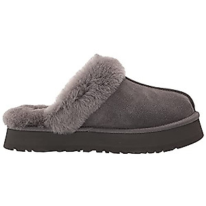 UGG Women's Disquette Slipper, Charcoal, 8