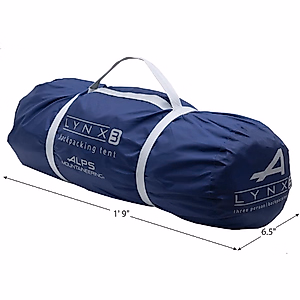 ALPS Mountaineering Lynx 3-Person Tent, Gray/Navy