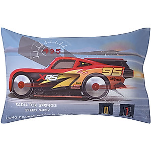 Crown Crafts Infant Products Disney Cars 4 Piece Toddler Bedding Set - Speedy Frenzy