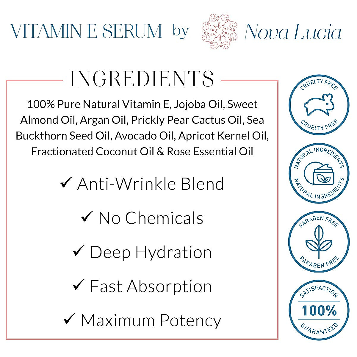 Organic Vitamin E Oil For Skin Face Hair Oil For Hair Growth Acne Scar Treatment Stretch Mark Removal Moisturizer Hair Skin And Nails Vitamins compare with Vitamin E Cream Acne Scar Remover Cream 4 oz