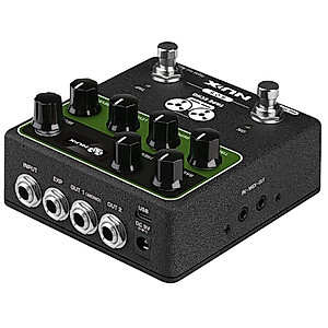 NUX NDD-7 TAPE ECHO Delay Effects Pedal,Up to 1600ms Stereo Delay Time,7 Repro-Tape Heads Combinations and Reverb