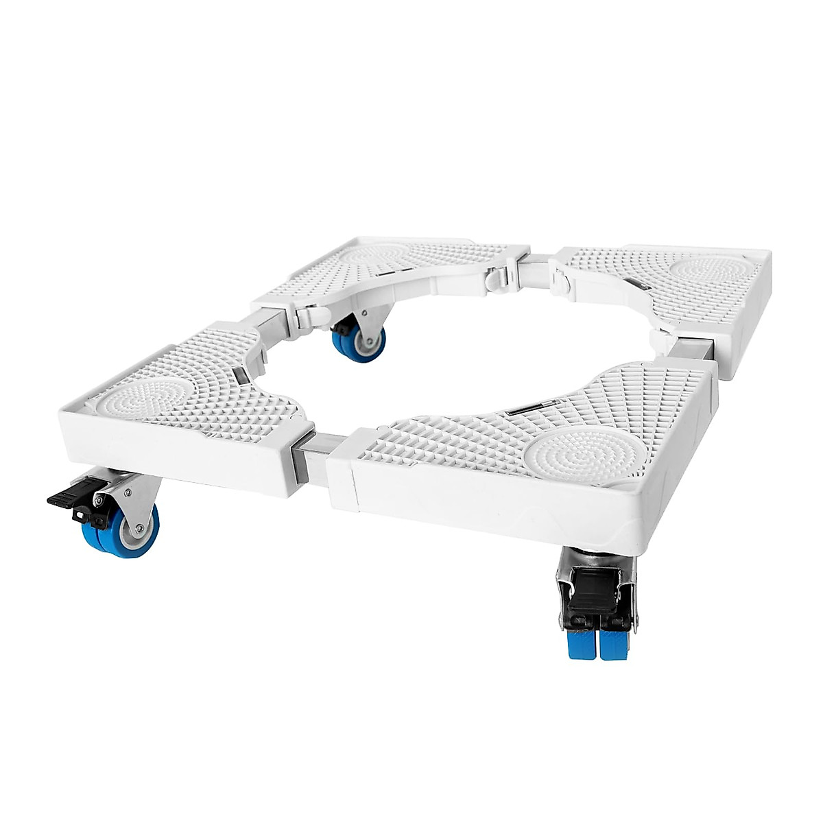 DUPDMKIN Mini Fridge Stand Washing Machine Dolly Mini Refrigerator Stand with Brake Adjustable Refrigerator Dolly (8 wheels)