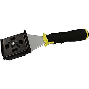 ALLWAY F42X Soft Grip Extendable Push/Pull Scraper with Removable 4-Edge Blade, 2-1/2”