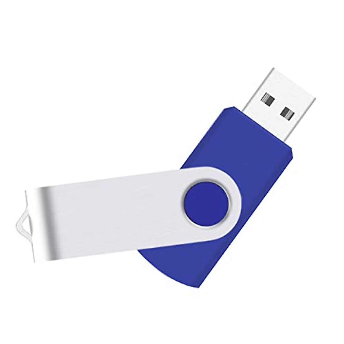 BAIBEST USB 2.0 Flash Drives 32GB Swivel Blank Memory Stick with LED for Data Storage,Thumb Drive,Jump Drive,Black/Blue/Green(3Pack,32G)