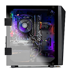 SkyTech Blaze II Gaming Computer PC Desktop - Ryzen 5 3600 6-Core 3.6GHz, GTX 1660 6G, 500G SSD, 16GB DDR4 3000, RGB, AC WiFi, Windows 10 Home 64-bit