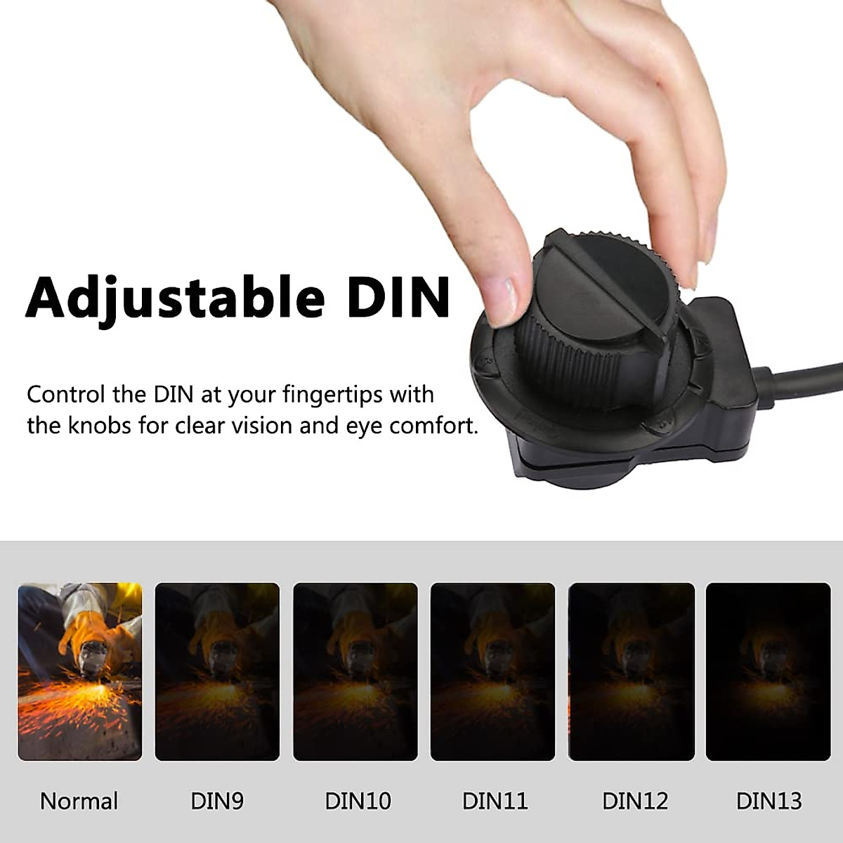 Watris Veiyi Auto Darkening Welding Lens, Solar Welding Lens Panel, Welding Helmet Mask Lens for Welding Helmet Lens Replacement