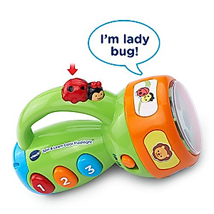 VTech Spin and Learn Color Flashlight, Lime Green