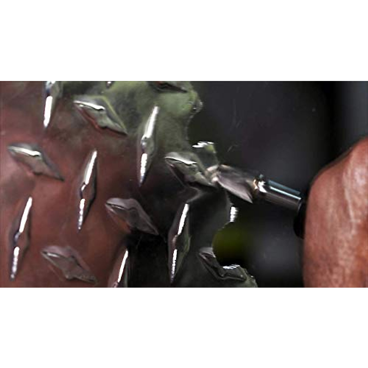 Drill America SK-9 Carbide Burr/Rotary File 90 Degree Included Angle Double Cut for Die Grinder 1" Dia. x 1/2" Cut Length with 1/4" Shank and 2-3/8" Overall Length, DUL Series