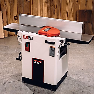 JET 12-Inch Planer/Jointer, Helical Cutterhead, 3 HP, 230V 1Ph (Model JPJ-12BHH)
