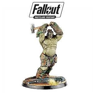 Modiphius Fallout Wasteland Warfare: Super Mutants Core Box (Updated) - 7 Unpainted Resin Miniatures, RPG, Includes Scenic Bases, 32MM Scale Figures, Tabletop Roleplaying Game Minifigures